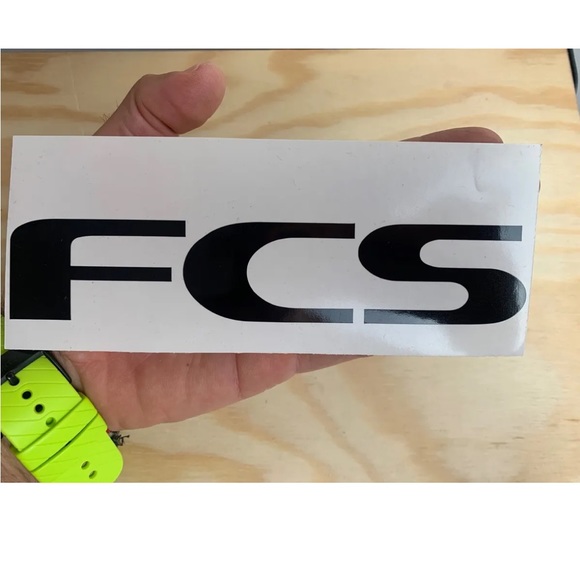 Art | Fcs Fins Surf Sticker Surfboard Skate Car Bumper Decal | Poshmark